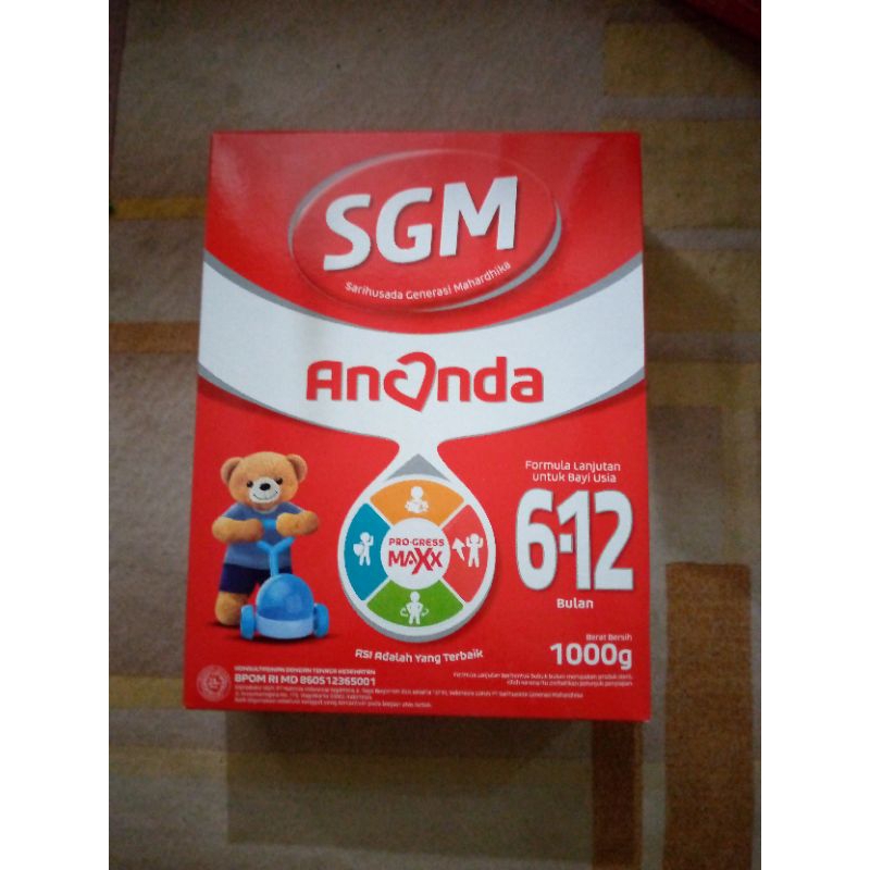 Jual SGM ANANDA 6-12 bulan 1000 gram | Shopee Indonesia