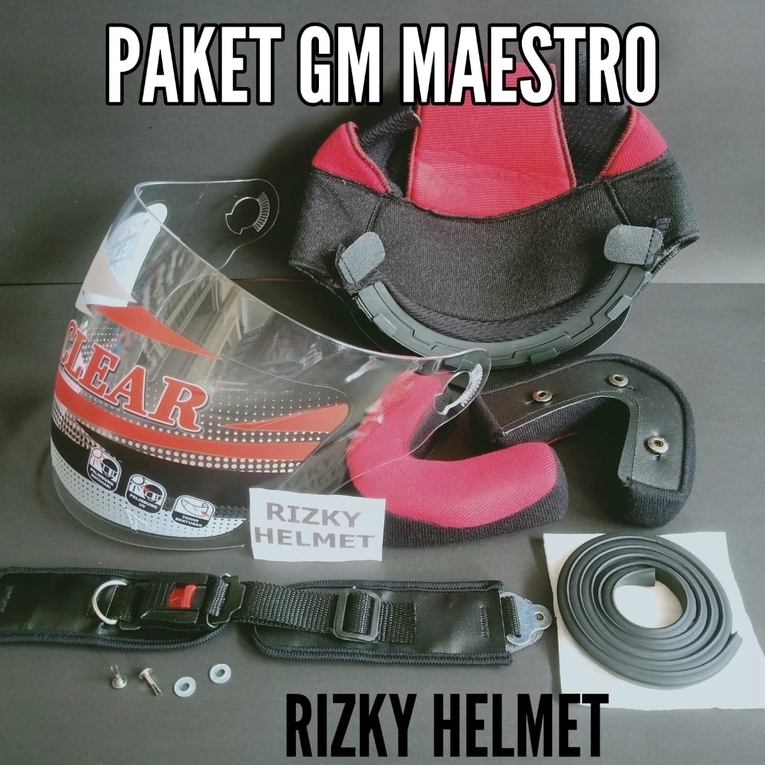 Jual PAKET helm GM MAESTRO, Busa Helm GM Maestro + Kaca helm GM Maestro ...