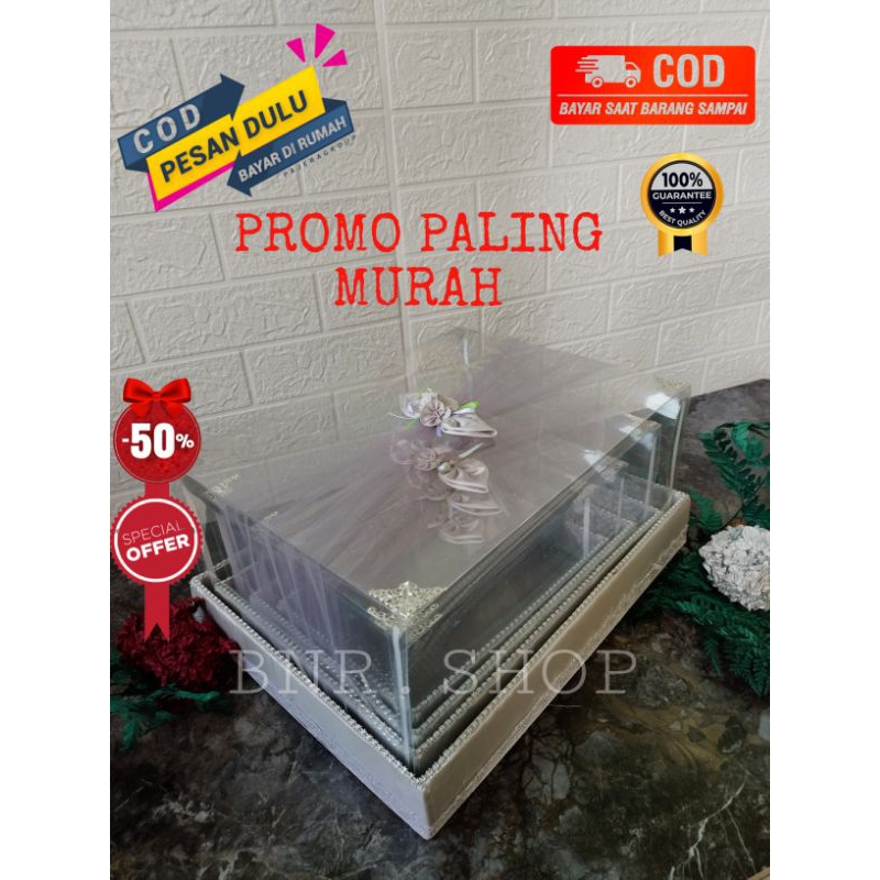 Jual Seserahan Pernikahan Kotak Perhiasan Seserahan Akrilik Shopee