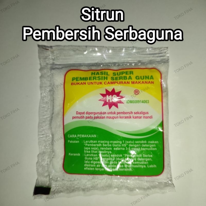 Jual Sitrun Pembersih Serbaguna 15gr - Per Sachet | Shopee Indonesia