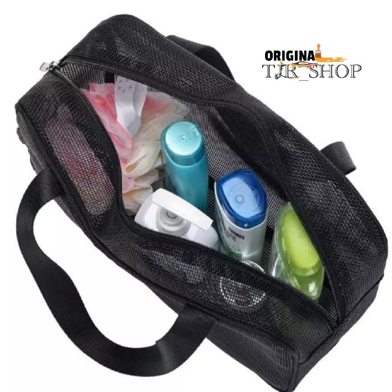 Jual TJR018 Travel Bag ToteBag Jaring Premium Tote GYM Transparan ...