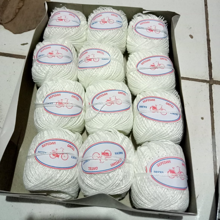 Jual benang kasur cap sepeda Benang Kasur Putih Cap Sepeda / Tali ...
