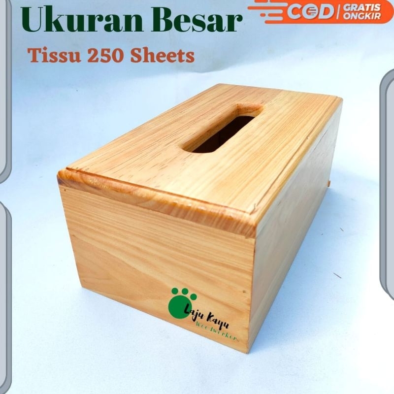 Jual Kotak Tissu / Tempat Tisu Kayu / Box Tissue Kayu Estetik Bahan ...