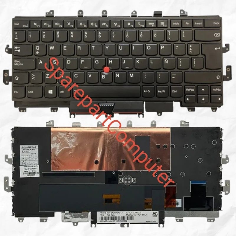 Jual Keyboard Lenovo Thinkpad X1 Yoga Gen 1 Gen 2 1ST 2ST Generation ...