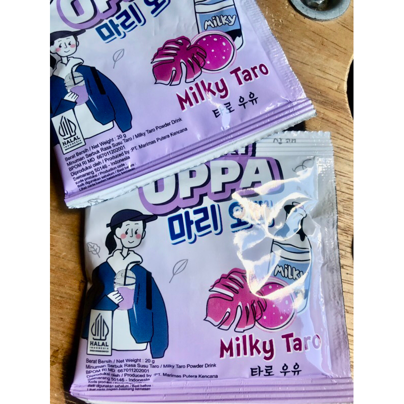 Jual MARI OPPA 1 Renteng Isi 10 Minuman Serbuk Rasa Susu | Shopee Indonesia