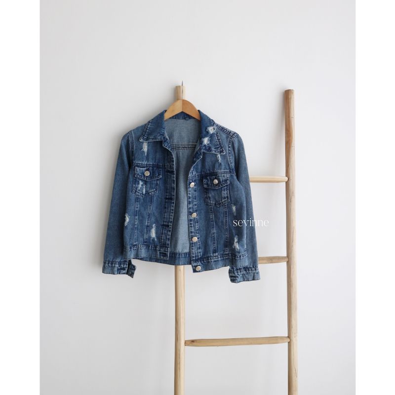 Jual New Jordan Denim Jacket | Shopee Indonesia