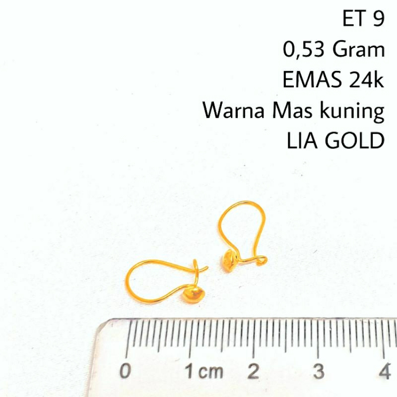 Jual Anting Bayi & Anak Kenip EMAS 24K ASLI 100% ( TOKO MAS LIA GOLD BEKASI ) | Shopee Indonesia