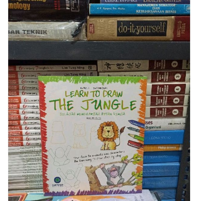 Jual BUKU ORIGINAL LEARN TO DRAW THE JUNGLE BELAJAR MENGGAMBAR HUTAN ...