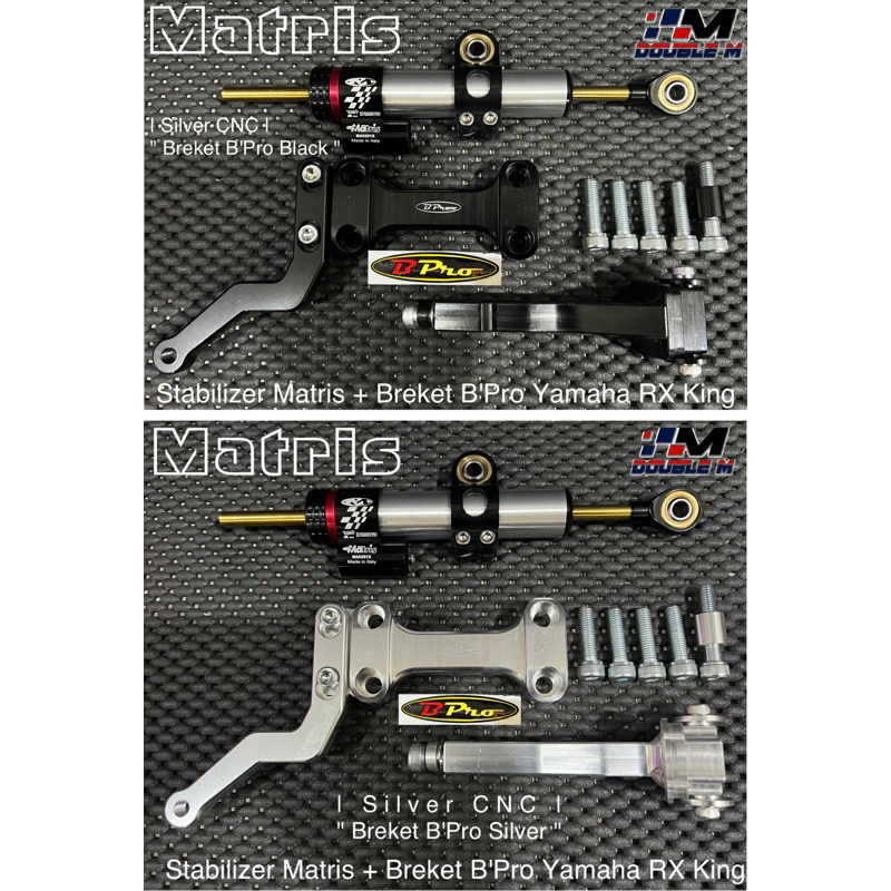 Jual Stabilizer Stabliser Stang Matris + Breket BPro RX King | Shopee ...