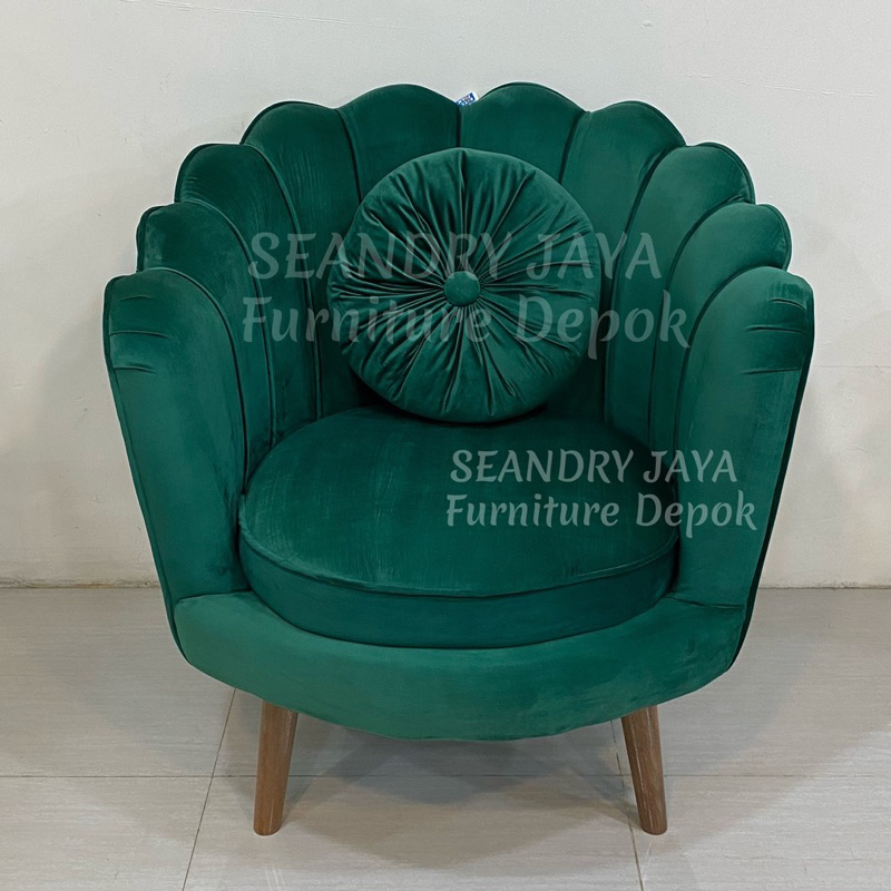 Jual Sofa kerang kekinian 211/klasik minimalis/buat ruang kecil/Promo ...
