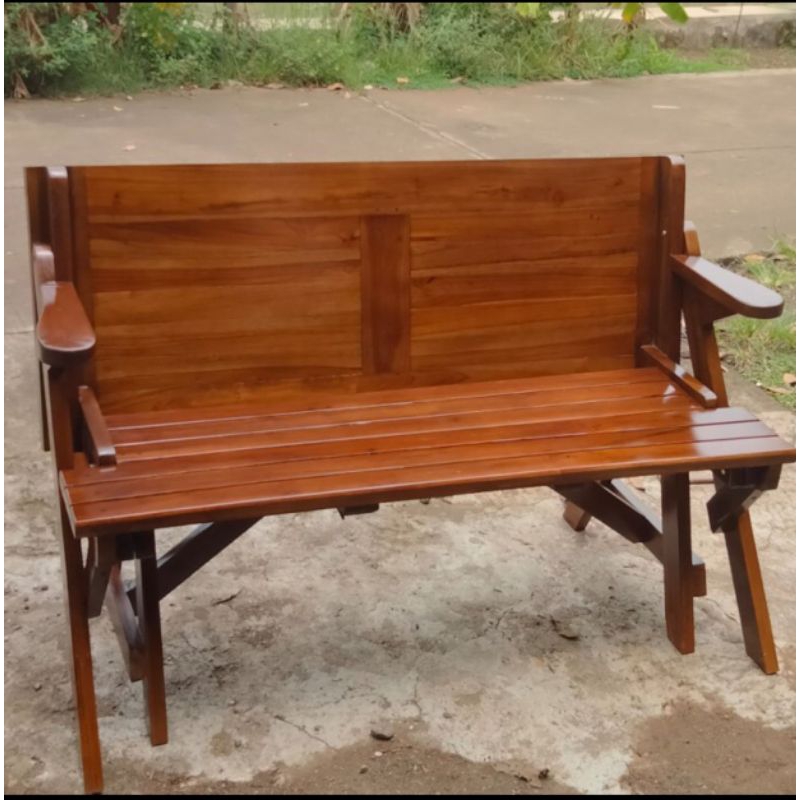 Jual KURSI MEJIK LIPAT FULL KAYU JATI UK 120 (FINISH) | Shopee Indonesia