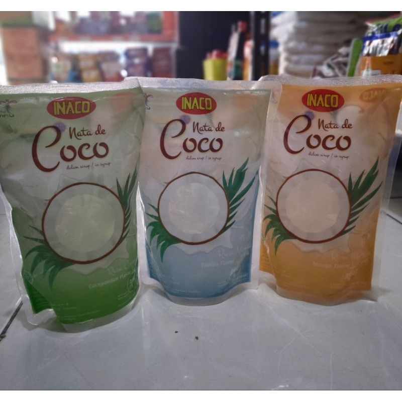 Jual Inaco nata de coco flavor Nata de coco dalam Syrup all varian 360 ...