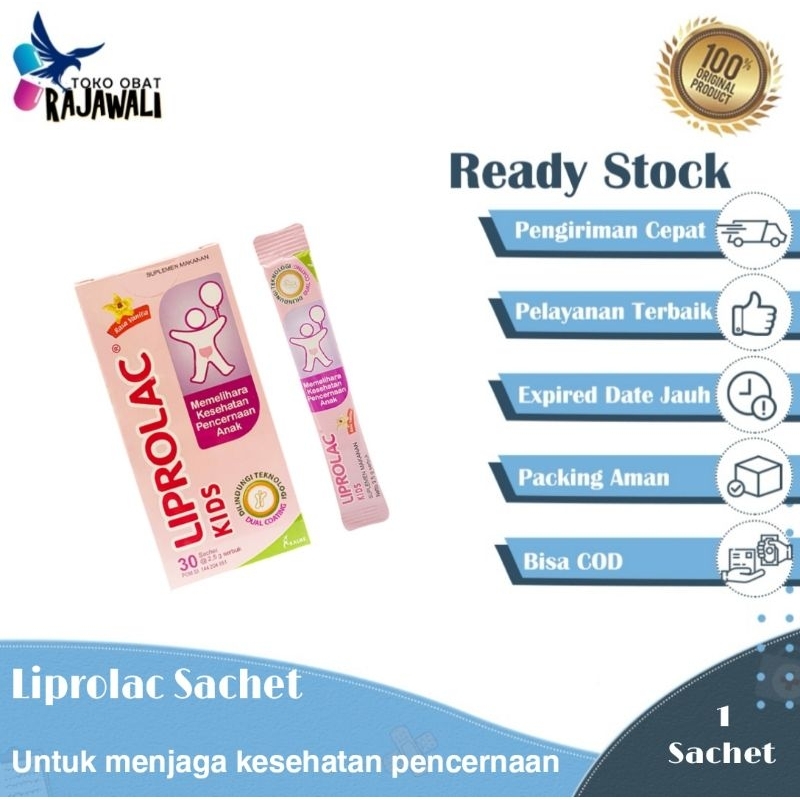 Jual liprolac kids pack 10 sachet untuk pencernaan | Shopee Indonesia