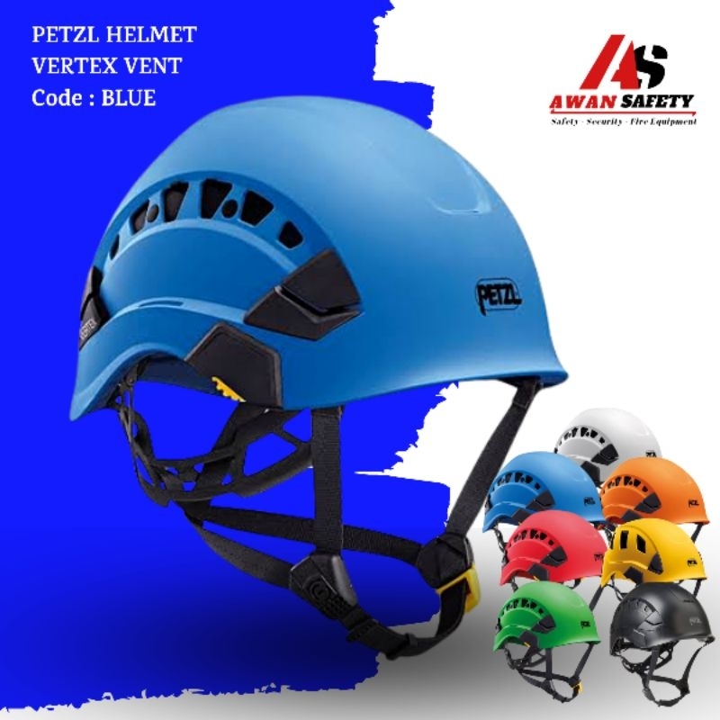 Jual Helm PETZL Vertex Vent Blue Original/ Climbing Safety Helmet ...