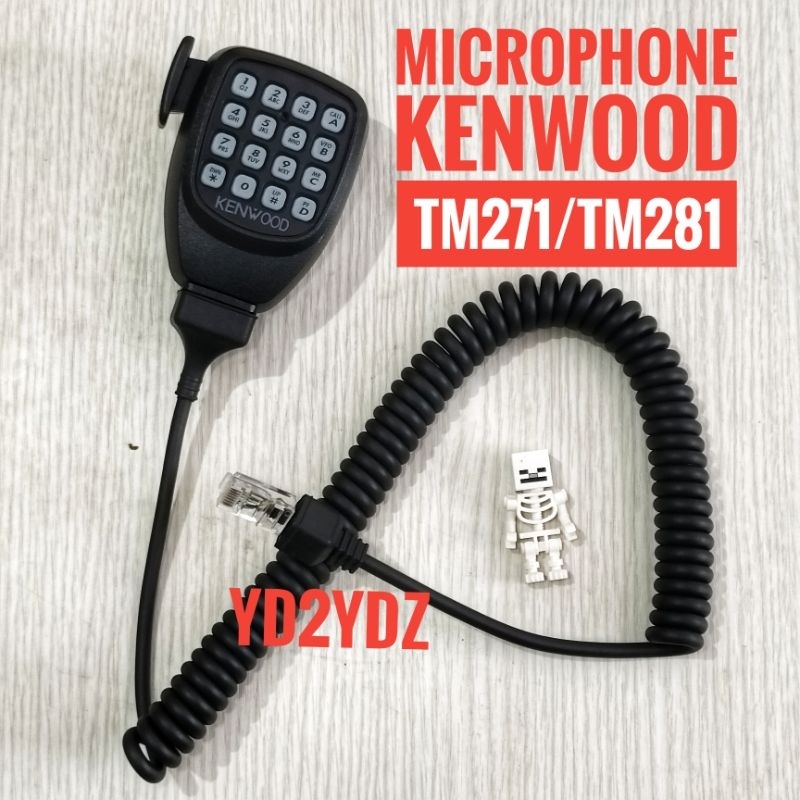 Jual extramic radio rig kenwood kmc32 tm271 tm281 kmc-32 extra mic microphone handmic 281 tm-271 ...