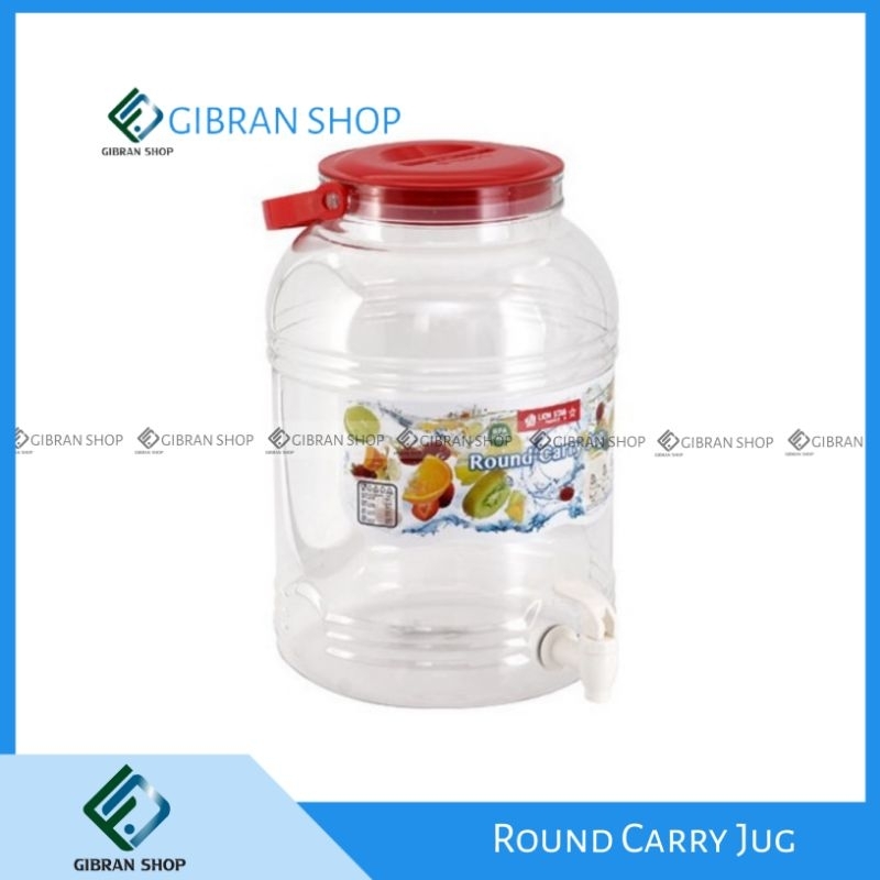 Jual LION STAR D-43 Round Carry Jug With Tap Galon Air Minum Bulat ...