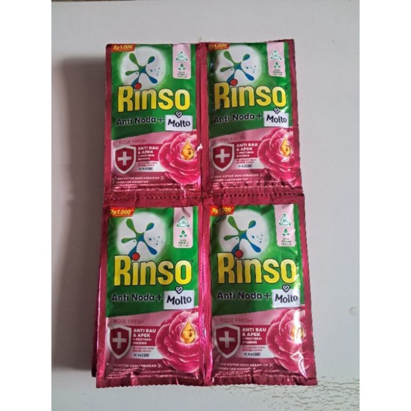Jual Rinso Cair Sachet 1000an Isi 12 Sachet | Shopee Indonesia