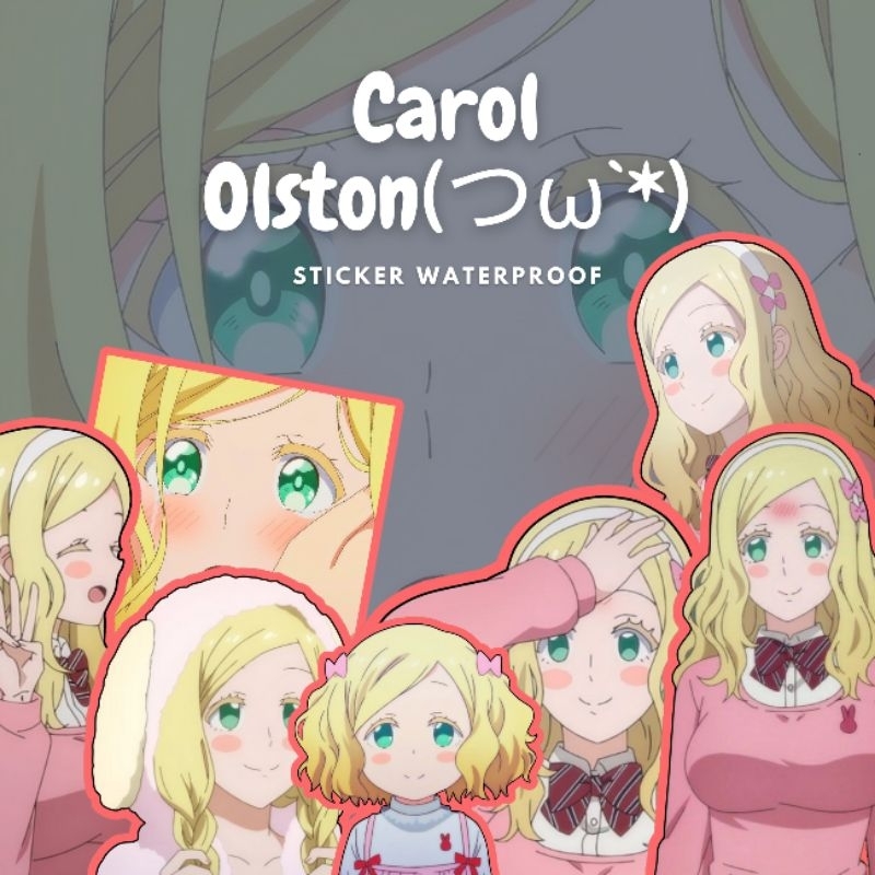Jual STICKER ANIME CAROL OLSTON | TOMO CHAN IS A GIRL (WATERPROOF ...