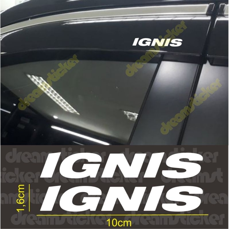 Jual Cutting Sticker Talang Air Mobil Suzuki Ignis Stiker Car | Shopee ...