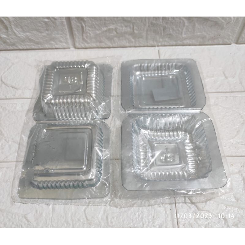 Jual Plastik box kotak makanan bening BX VII 8x8,5cm | Shopee Indonesia