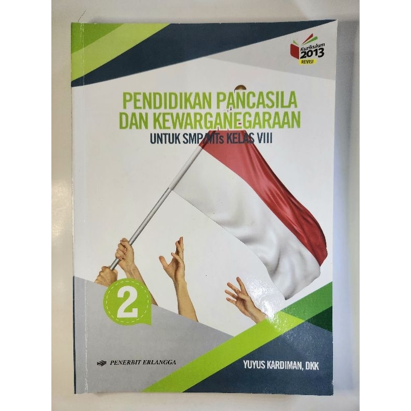 Jual BUKU PENDIDIKAN PANCASILA DAN KEWARGANEGARAAN UNTUK SMP KELAS VIII , PENERBIT ERLANGGA ...