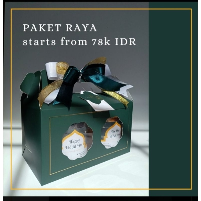Jual Paket Hampers Lebaran Kue kering SatuRasa Paket Raya | Shopee ...