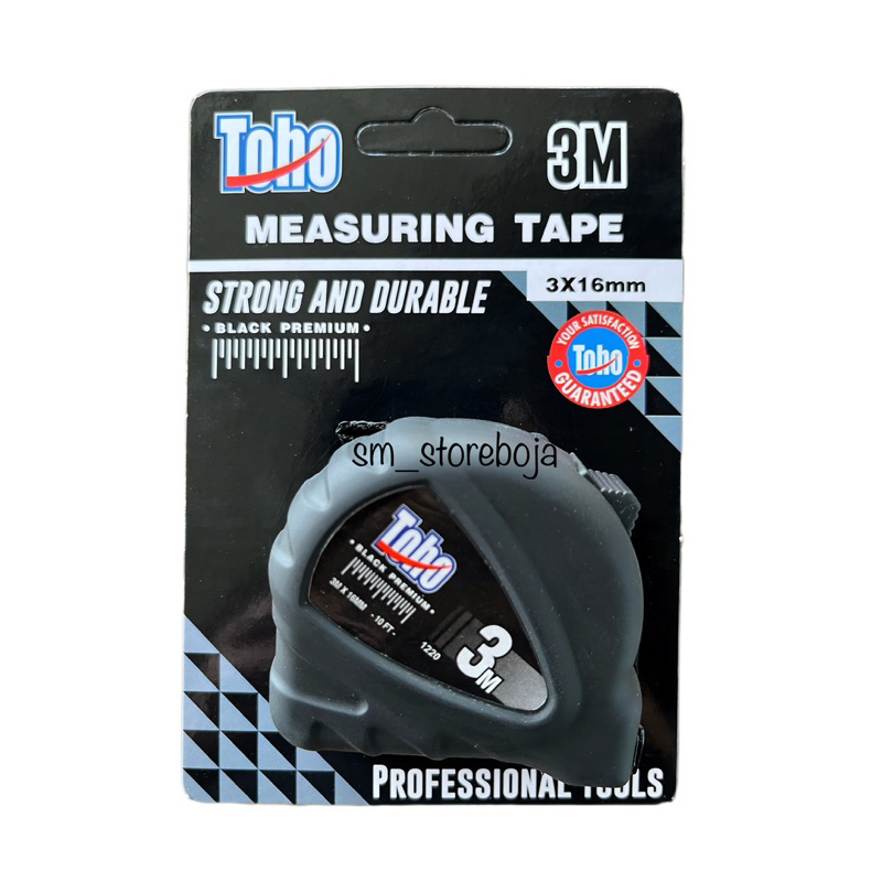Jual Meteran TOHO Black Series 3M x 16MM | Shopee Indonesia