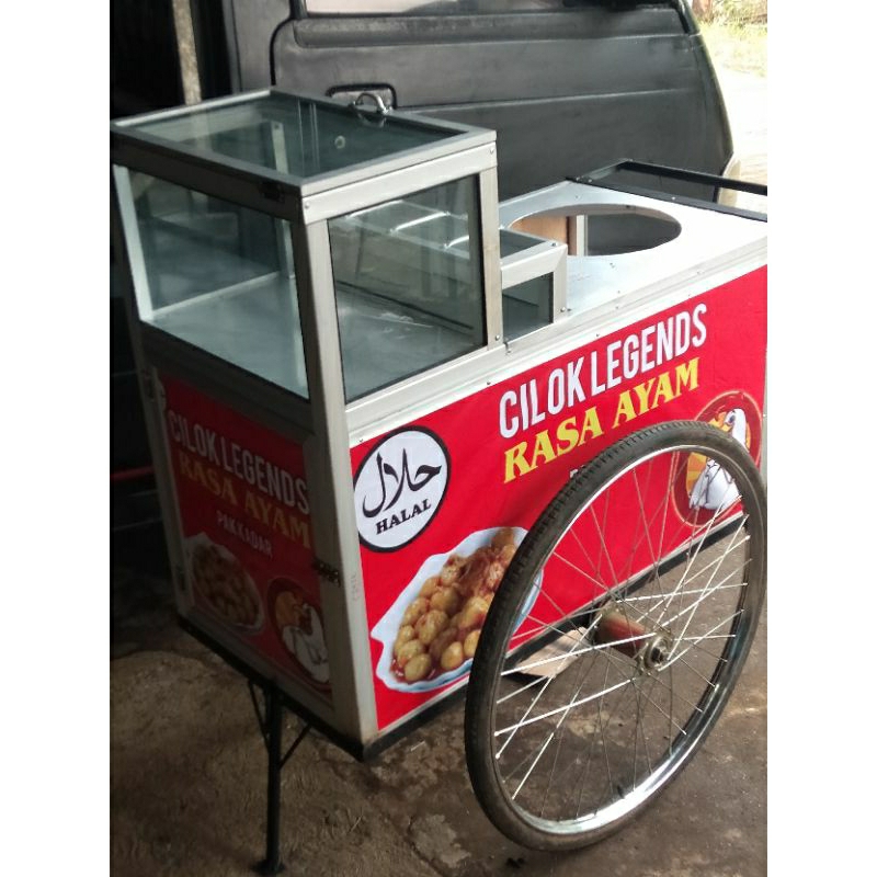 Jual Grobak cilok,Grobak bakso,Grobak siomay,rombong pentol,rombong ...