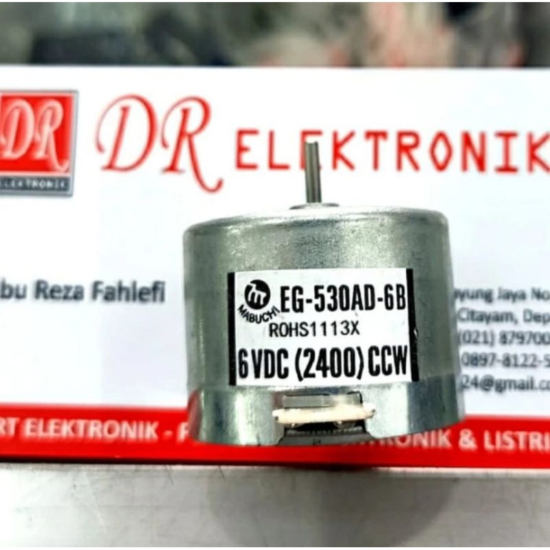 Jual Dinamo 6v CCW DC 6 volt EG 530AD 6B 2400 rpm Motor | Shopee Indonesia