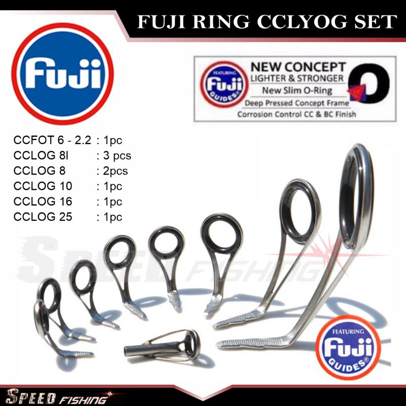 Jual Ring Guide Fuji CCLYOG BCLYOG CCKLOG BCKLOG Set Fuji Light Jigging ...