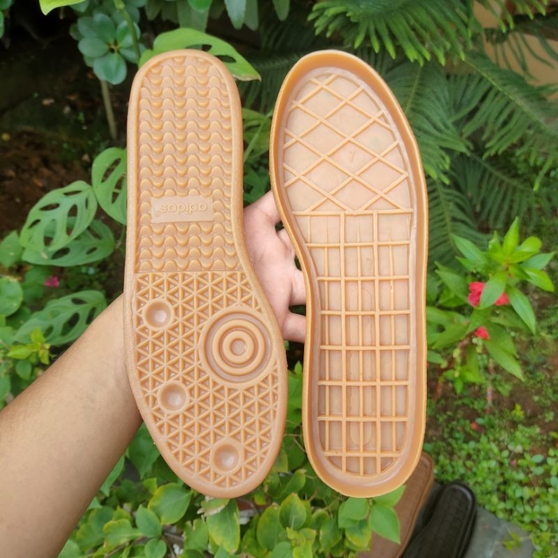 Jual OUTSOLE SAMBA GUM, BLACK, BROWN & WHITE size 39-44 | Shopee Indonesia