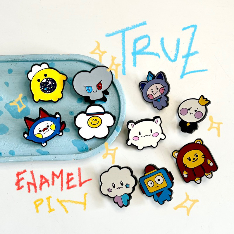 Jual TRUZ & TREASURE enamel pin - kulkit | Shopee Indonesia