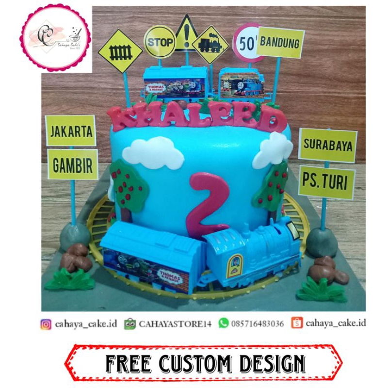 Jual Kue Ulang Tahun Kereta Thomas / Kue Ulang Tahun Karakter Anak ...