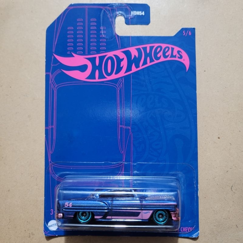 Jual HOT WHEELS CUSTOM '53 CHEVY / 54TH ANNIVERSARY [ BLUE ] | Shopee Indonesia