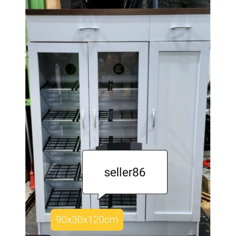 Jual RAK SEPATU FULL PUTIH BESAR / RAK SEPATU SLIDING PUTIH / RAK ...