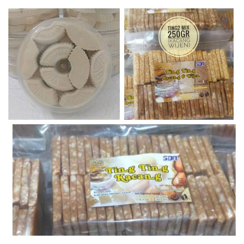Jual Jajanan jadul 250 gr (satru,ting wijen/kacang) | Shopee Indonesia