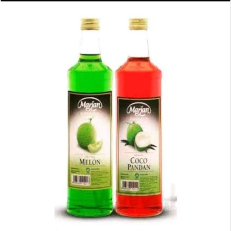 Jual Sirup Marjan Cocopandan atau Melon 460 ml | Shopee Indonesia