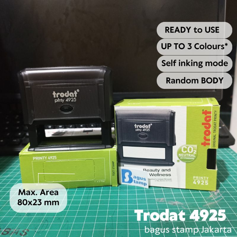 Jual Stempel Warna Otomatis Custom Design Trodat Printy 4925 4926 4927 4928 4929 4931 | Shopee ...