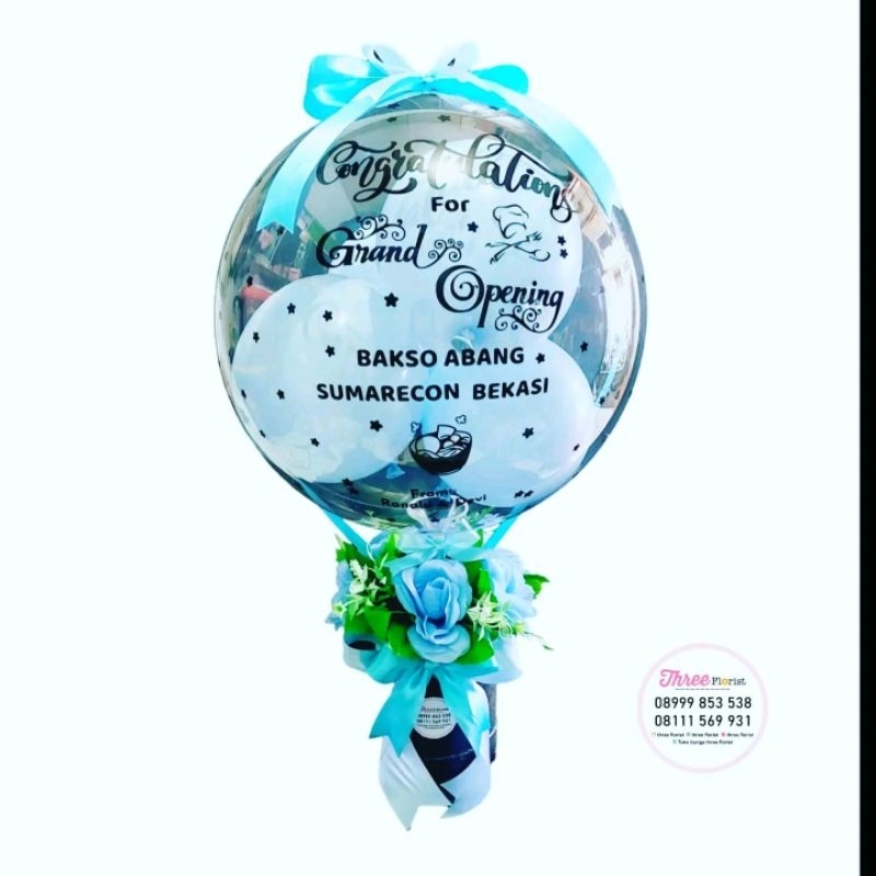 Jual bloom box bunga balon / hadiah ucapan grand opening / hadiah ...