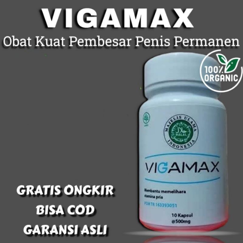Jual VIGAMAX Asli Original Obat Pembesar Penis Alat Vital Pria Kuat Tahan Lama | Shopee Indonesia
