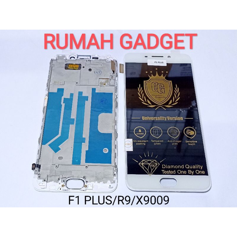 Jual LCD OPPO F1 PLUS/R9/X9009 FULLFRAME TOUCHSCREEN | Shopee Indonesia