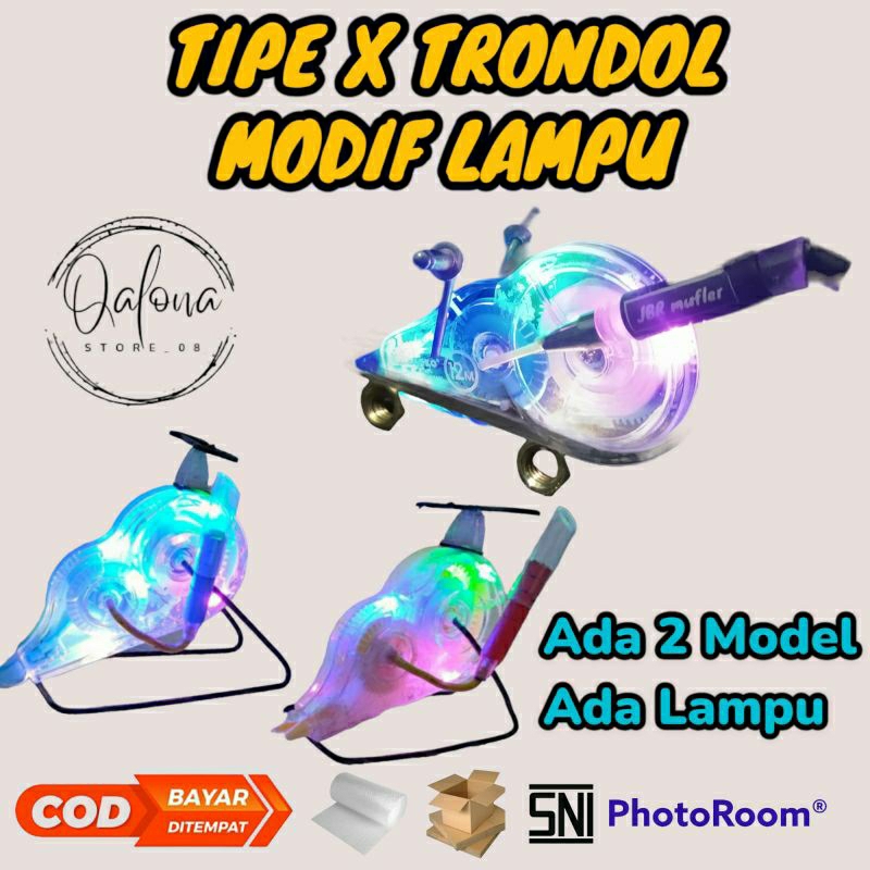 Jual Tipe X Trondol Modif Tipe Ex Kertas Roll Tipe Ex Trondol Lampu ...