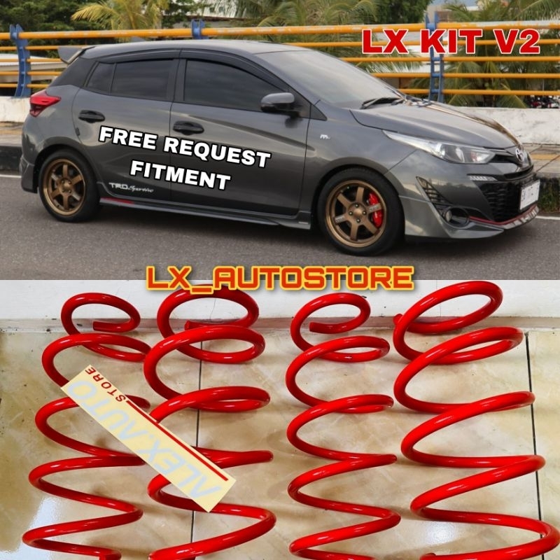 Jual LOWERING KIT YARIS JOKER LELE BAKPAO LX KIT V2 | Shopee Indonesia