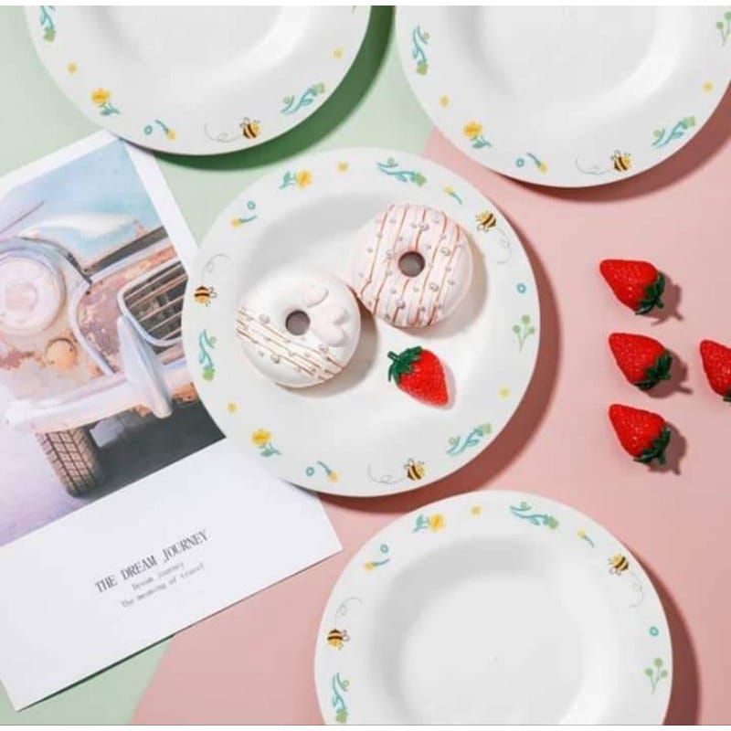 Jual set 4 pcs sepiringri lebah - Miniso Bee series plate | Shopee ...