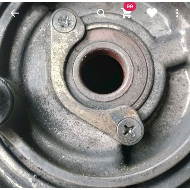 Jual plat out penahan tahanan bearing laher as ass puly gearbok gigi ...