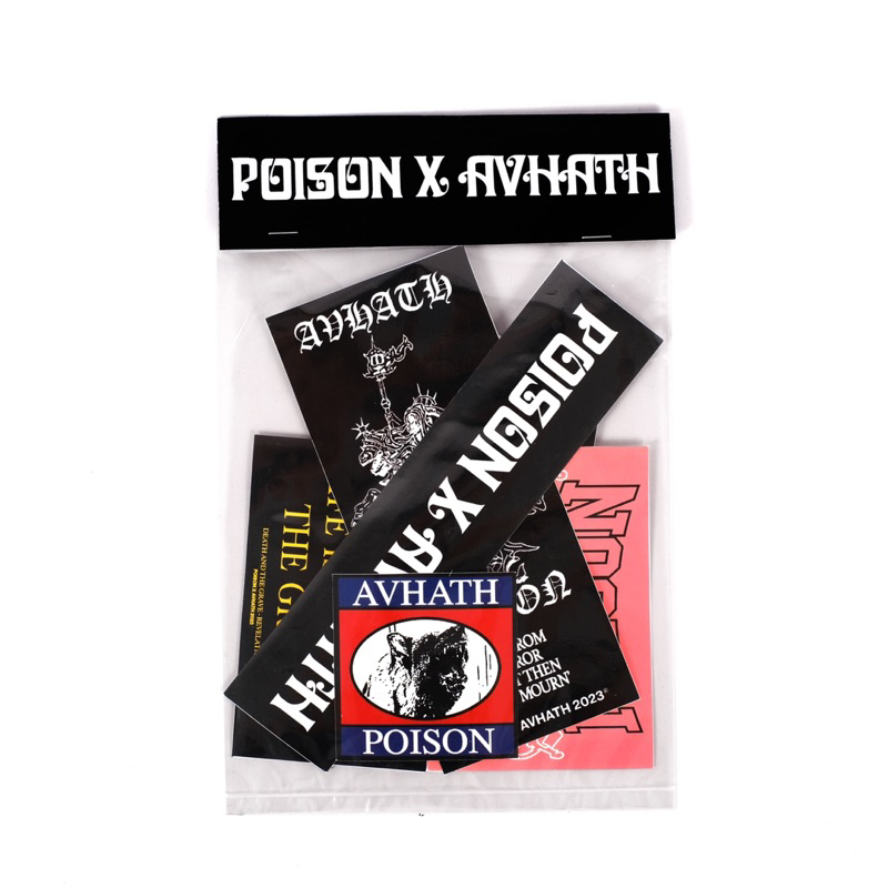 Jual POISON FOREVER x AVHATH - STICKER PACK | Shopee Indonesia