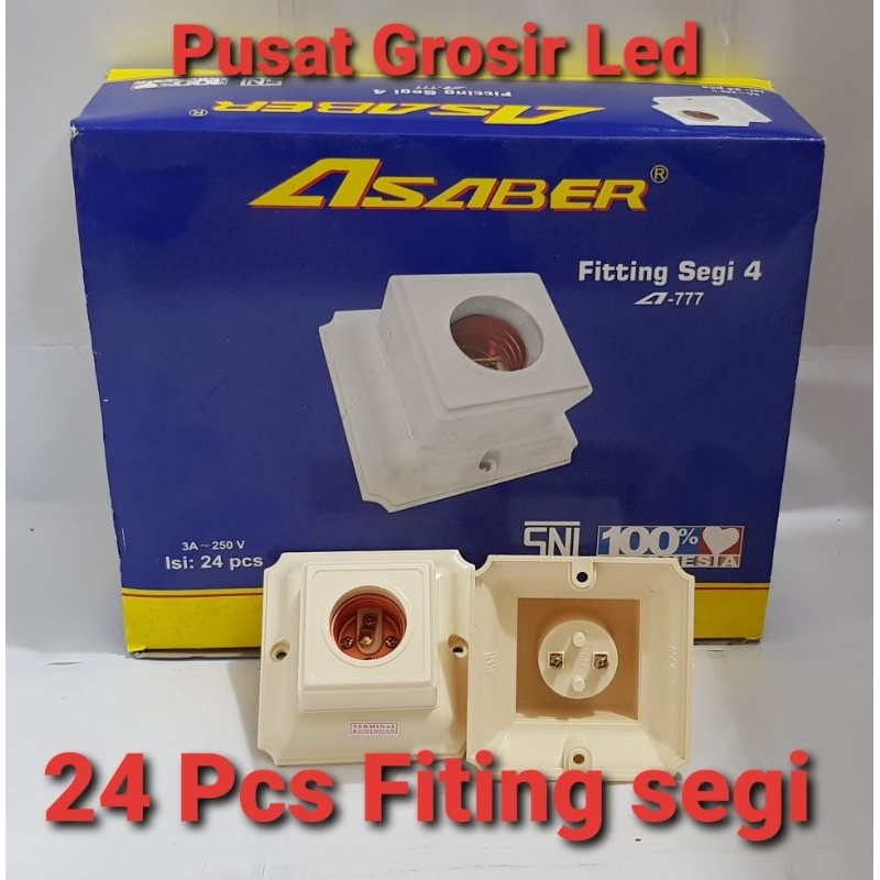 Jual Paket Hemat 24 pcs ( 1 Box ) Fitting Segi Asaber | Shopee Indonesia