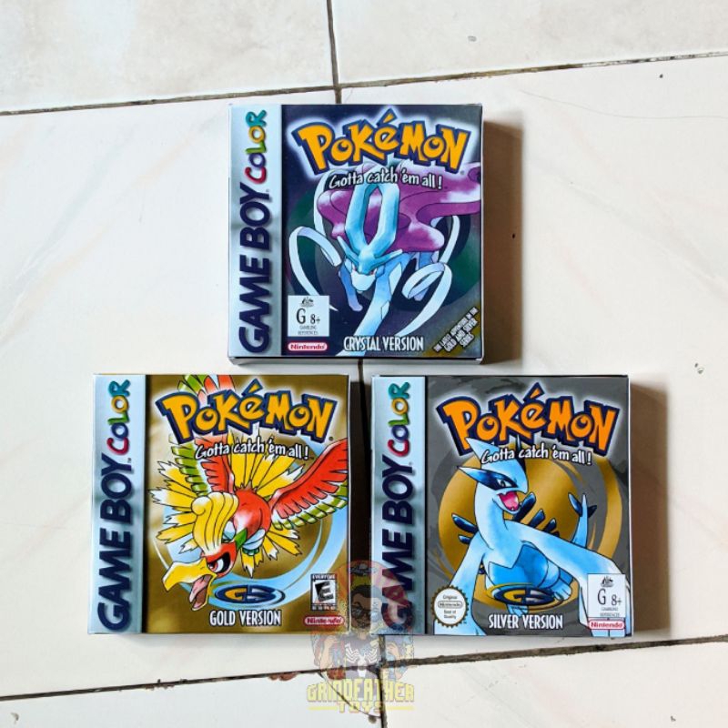 Jual Box Custom Repro Game Card Gameboy Color GBC Pokemon | Shopee ...