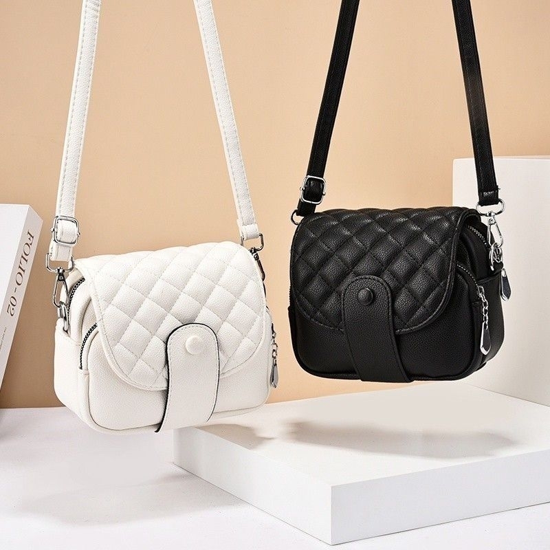 Jual ️ -COD-Tas Selempang Wanita Terbaru Tas Kulit Wanita Multifungsi ...