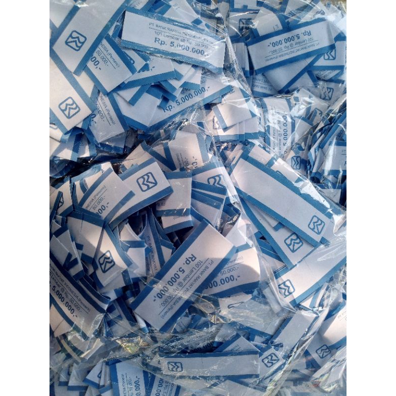 Jual COD || SABUK UANG / BAN UANG 50 RIBU BRI, BCA, MANDIRI, BNI, BSI ...